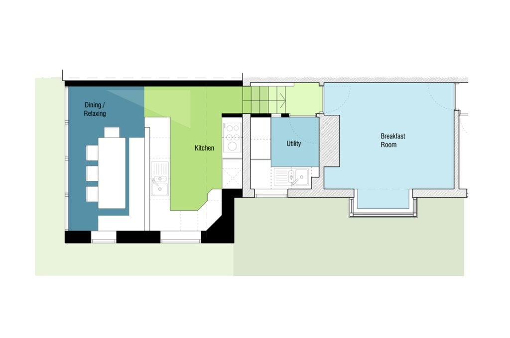 Split Level Kitchen Extension, Kings Heath